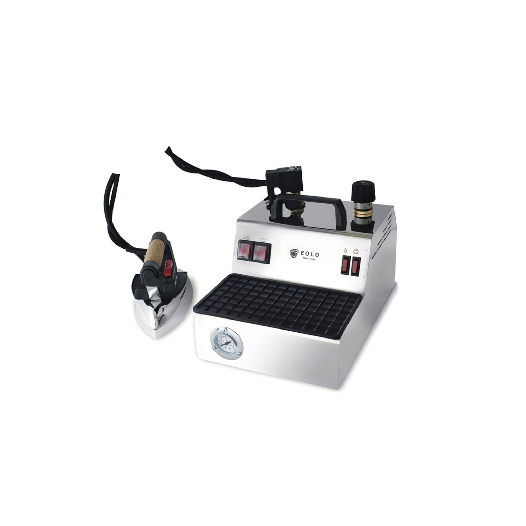 GV02 INOX Professional steam ironing station GV02 INOX with energetic ...