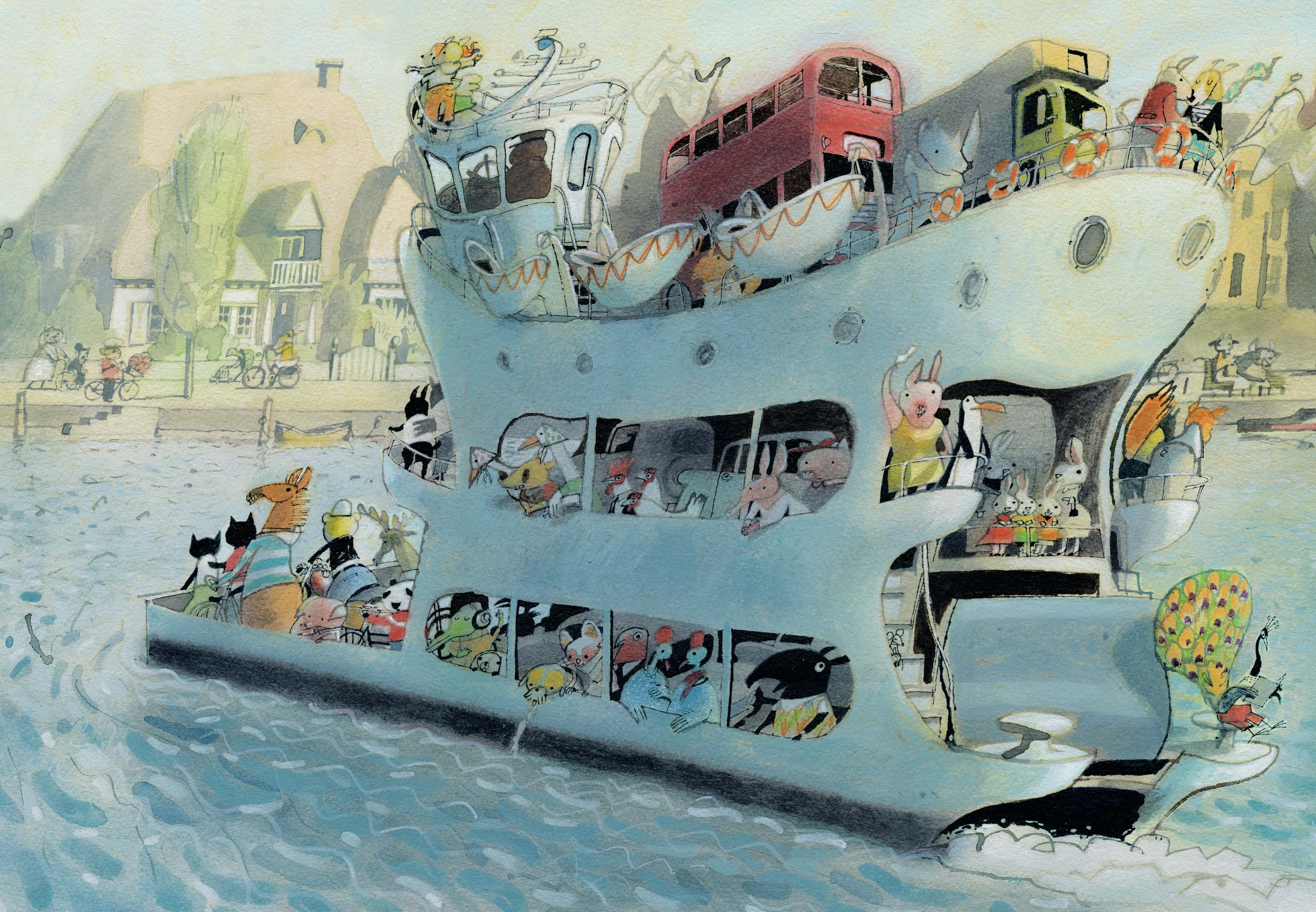 Ga toch fietsen! - Philip Hopman | Kinderboeken tekenaar