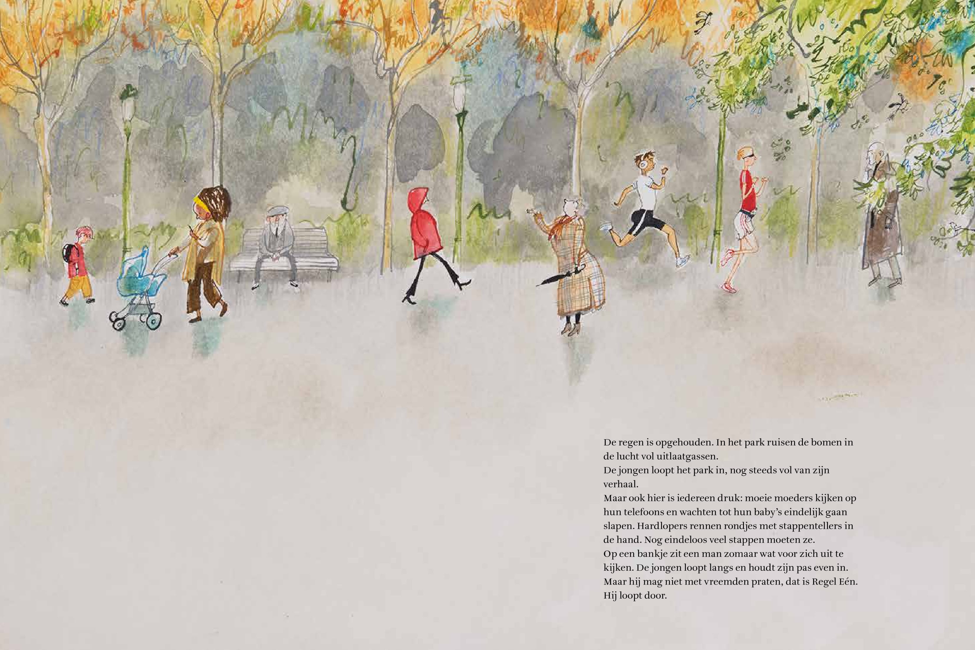 De Boom met het oor - Philip Hopman | Kinderboeken tekenaar