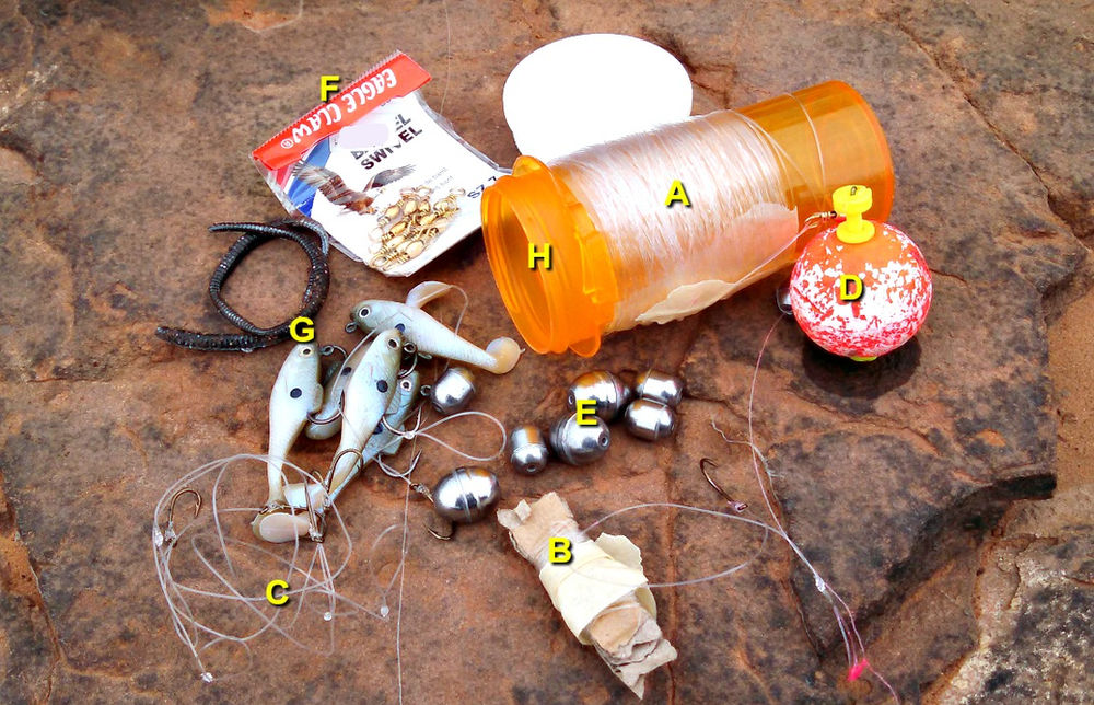 DIY Compact Fishing Kit