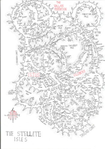 The Stellate Isles World Map | The Gorilla Of Destiny