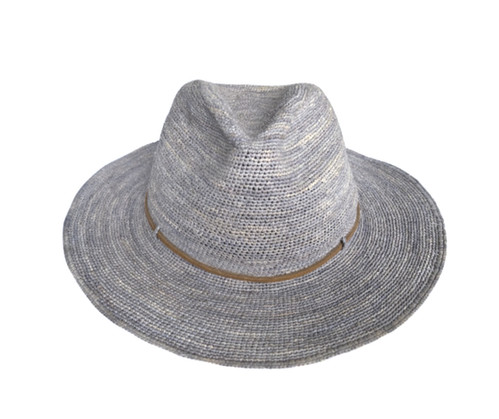 BARAH 7 - CHAMBRAY straw hat | JADENRAELMadagascar