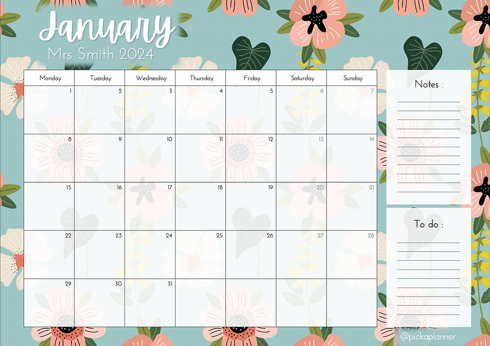 2024 Desk Calendars | Pick a Planner