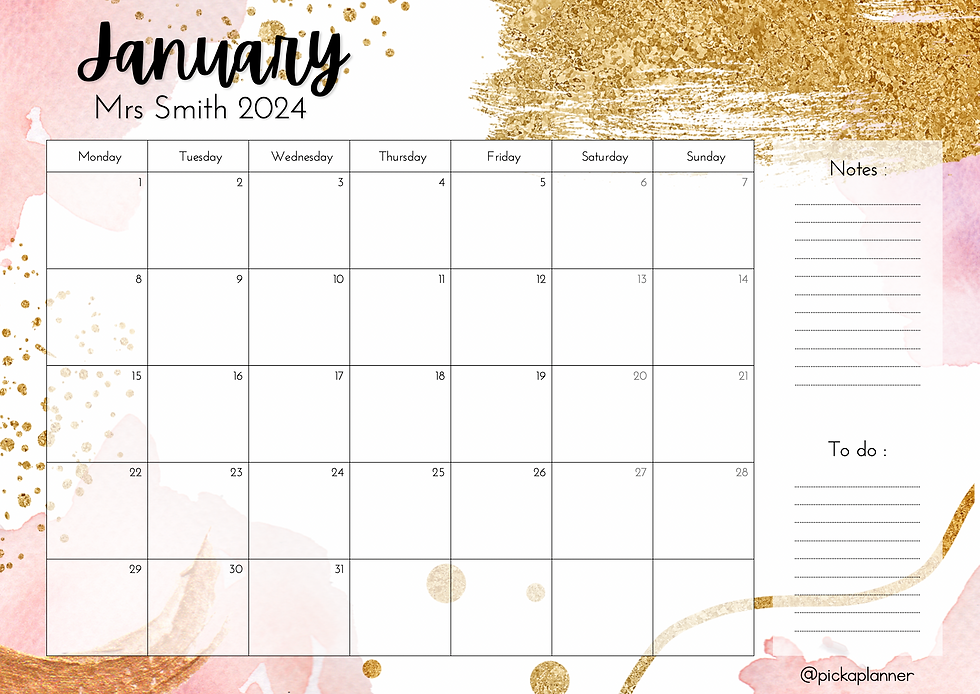 2024 Desk Calendars | Pick a Planner