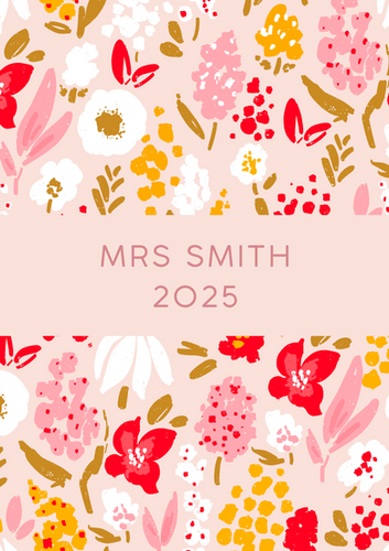 Pink Floral Teacher Planner | Pick a Planner