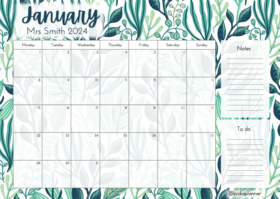 2024 Desk Calendars | Pick a Planner