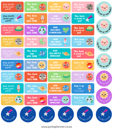 Space Marking Stickers | Pick a Planner