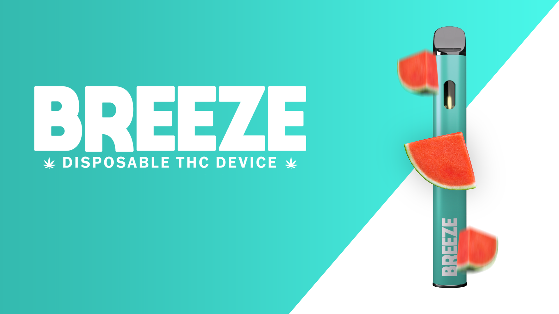 Watermelon Wave | Breeze Canna | THC Disposable Vape Pens ...