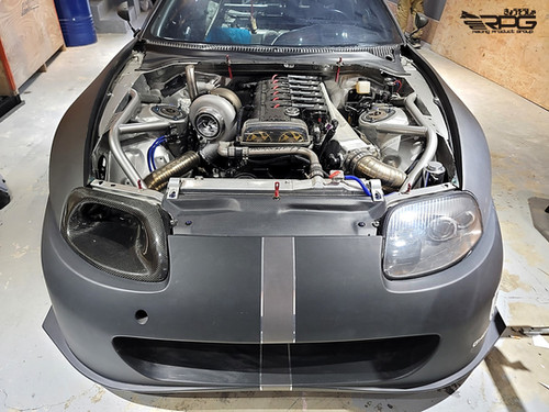 [NEW] Supra A80 - SS80 Vacuum Carbon Headlight Air Intake Ducting with ...