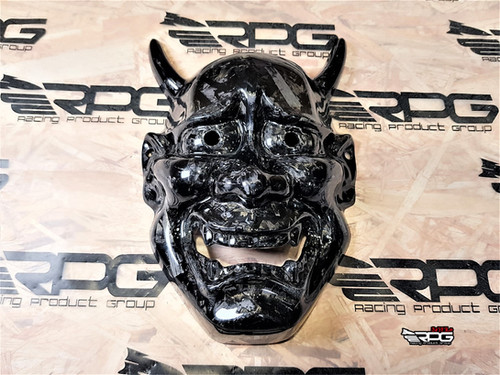 CARbon LiFeSTyLe 悪鬼 あっき Vacuum Form Forge Weave Carbon Akki Mask ...