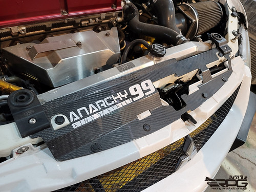 Evolution EVO 7 8 9 - Vacuum Carbon Radiator Shroud Cooling Plate ...