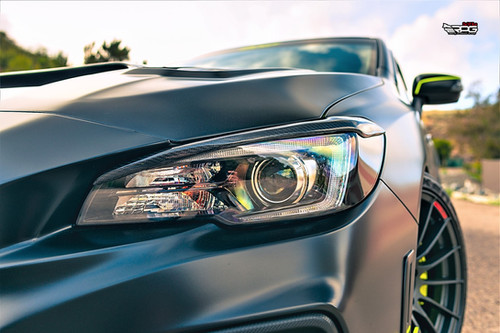 RPG Evoeye Vacuum Carbon Headlight Eyelid | racingproductgroup