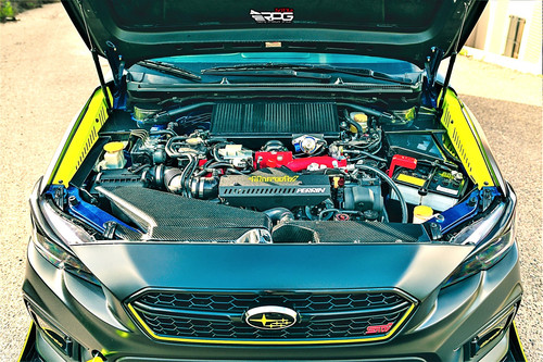 WRX / STi -RR RoadRage Vacuum Form Carbon 2 Pieces Induction Duct ...