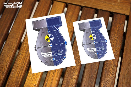 BLUEPRINT ATOMIC BOMB Sticker | racingproductgroup