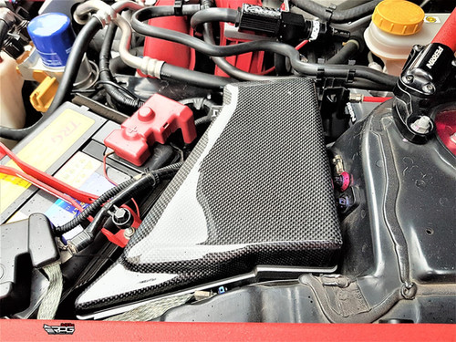 Vacuum Carbon Engine Bay Fuse Box Cover | racingproductgroup