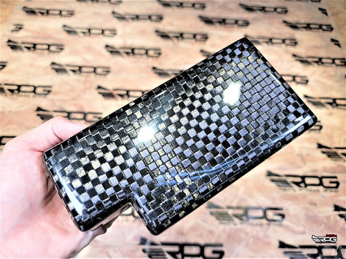 GC Vacuum 12K Plain Carbon Engine Bay Fuse Box Cover | racingproductgroup