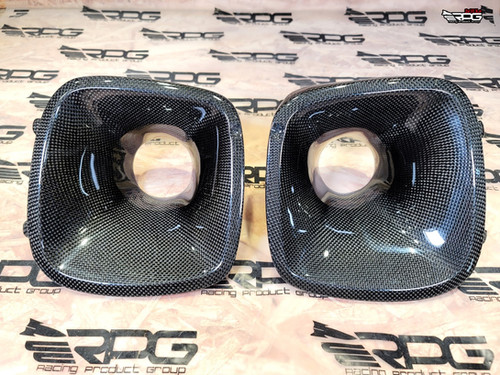 [New] 97-01 GC8 Bumper Foglight Carbon Type-A Brake Cooling Ducts ...