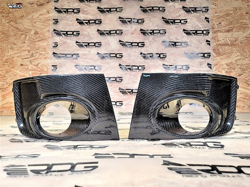 GR GV - Vacuum Carbon Front Bumper Foglight Cover Set | racingproductgroup