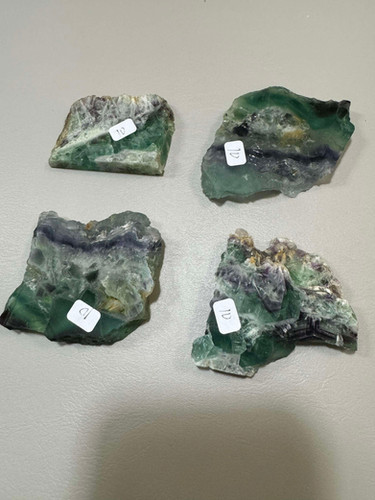 Snowflake Fluorite small slabs sold per piece | Crystals And Rocks