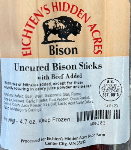 Bison Sticks 4 pack (multiple flavors) | Eichten Bison