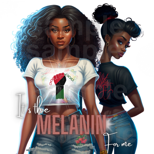 It's The Melanin (Transfer) | Truprints