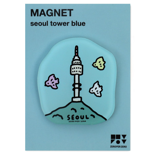 SEOUL TOWER BLUE | Magnet | ZEROPERZERO