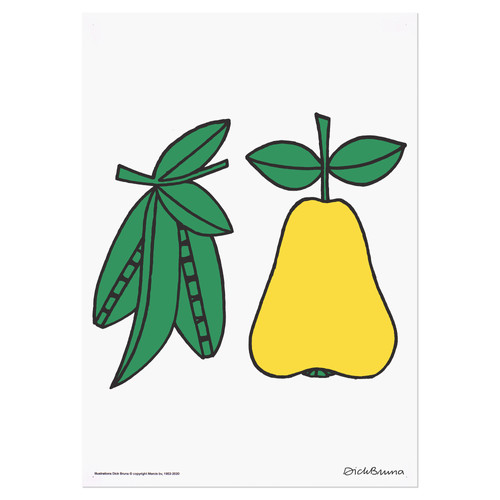 PEA&PEAR | MIFFY A3 RISO poster | ZEROPERZERO