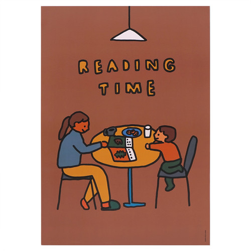 READING TIME | A3 poster | ZEROPERZERO