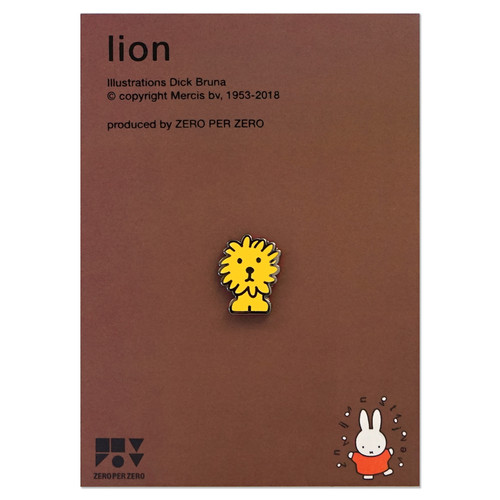 LION | Miffy Pin | ZEROPERZERO