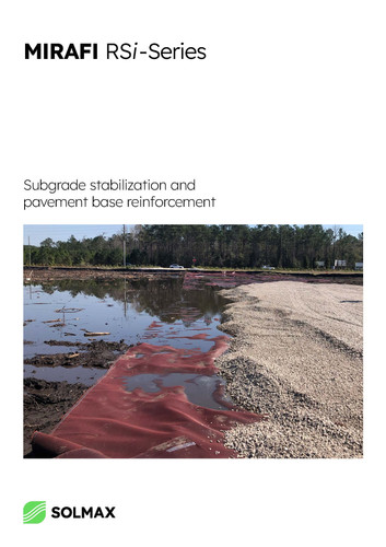 MIRAFI RSi-Series brochure | SolmaxResourceCenter