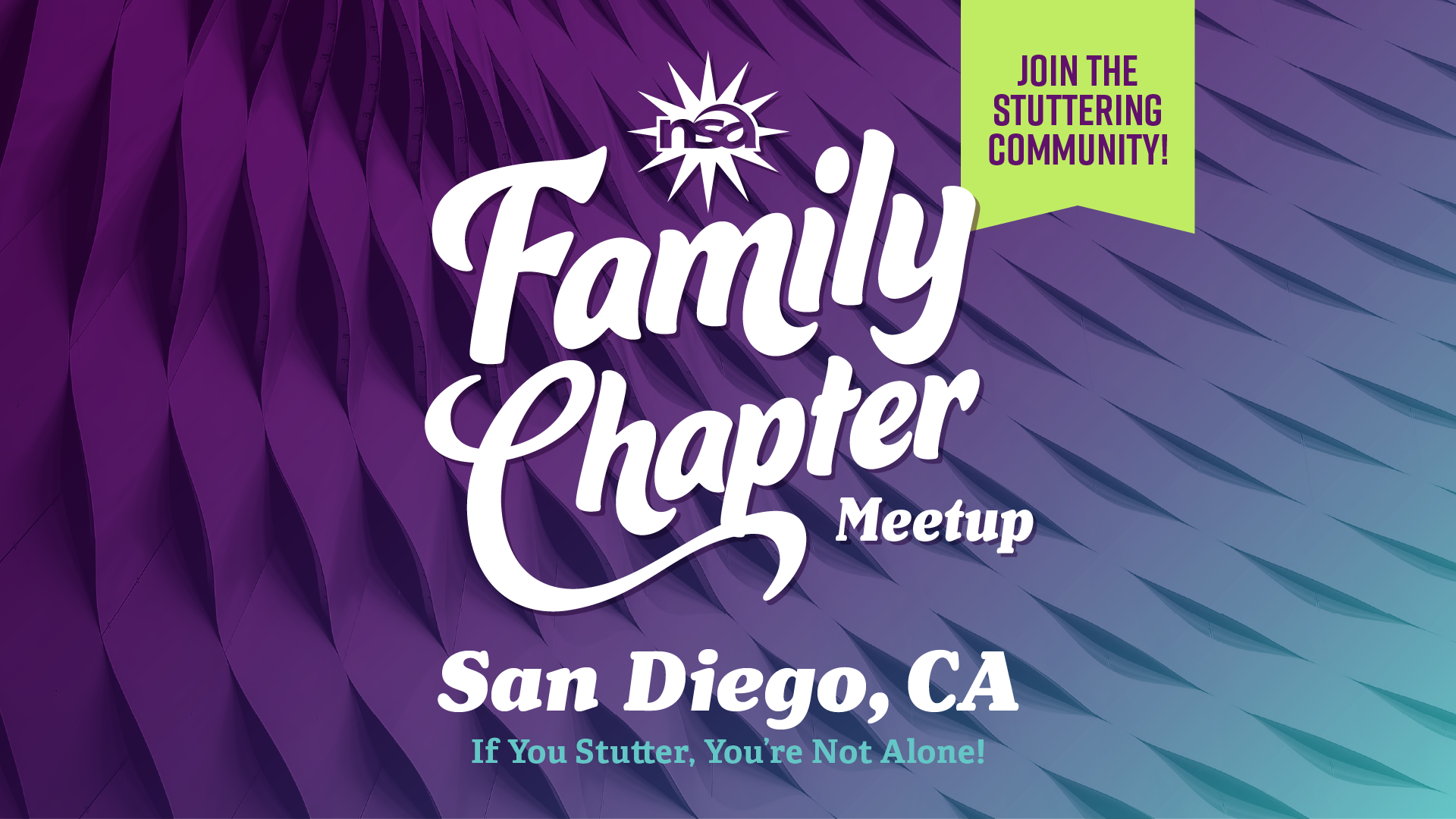 San Diego, CA, NSA Family Chapter | January 15 at Mission Valley Public ...