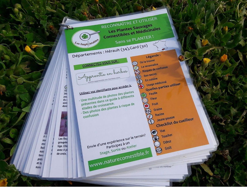 LES IMPLANTABLES 52 fiches de terrain | Apprentis En Herbes