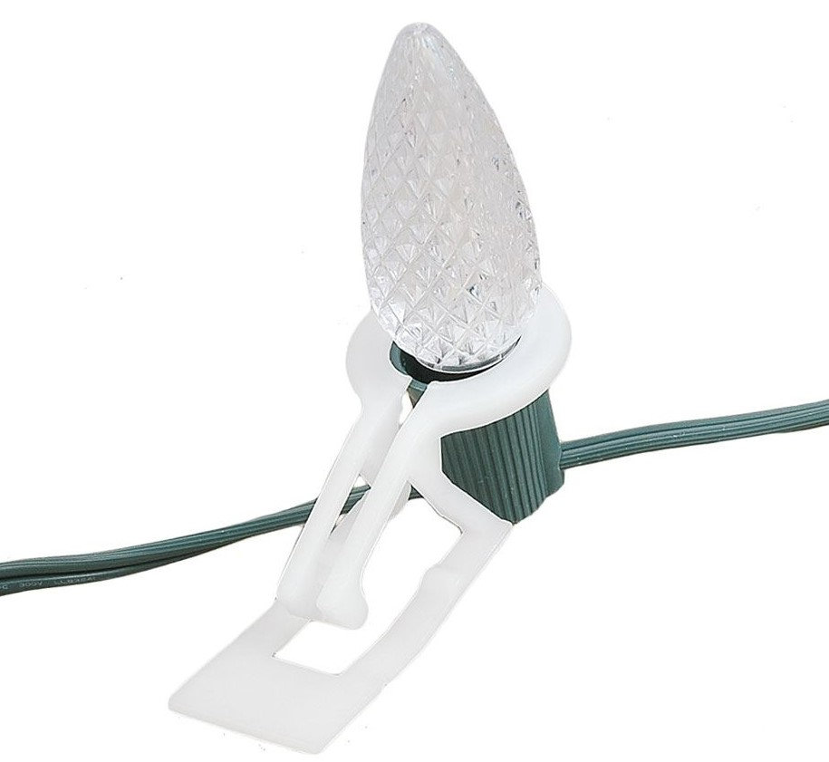 Flex Clip by TUFF CLIPS | Outdoor Commercial Christmas Light Installation