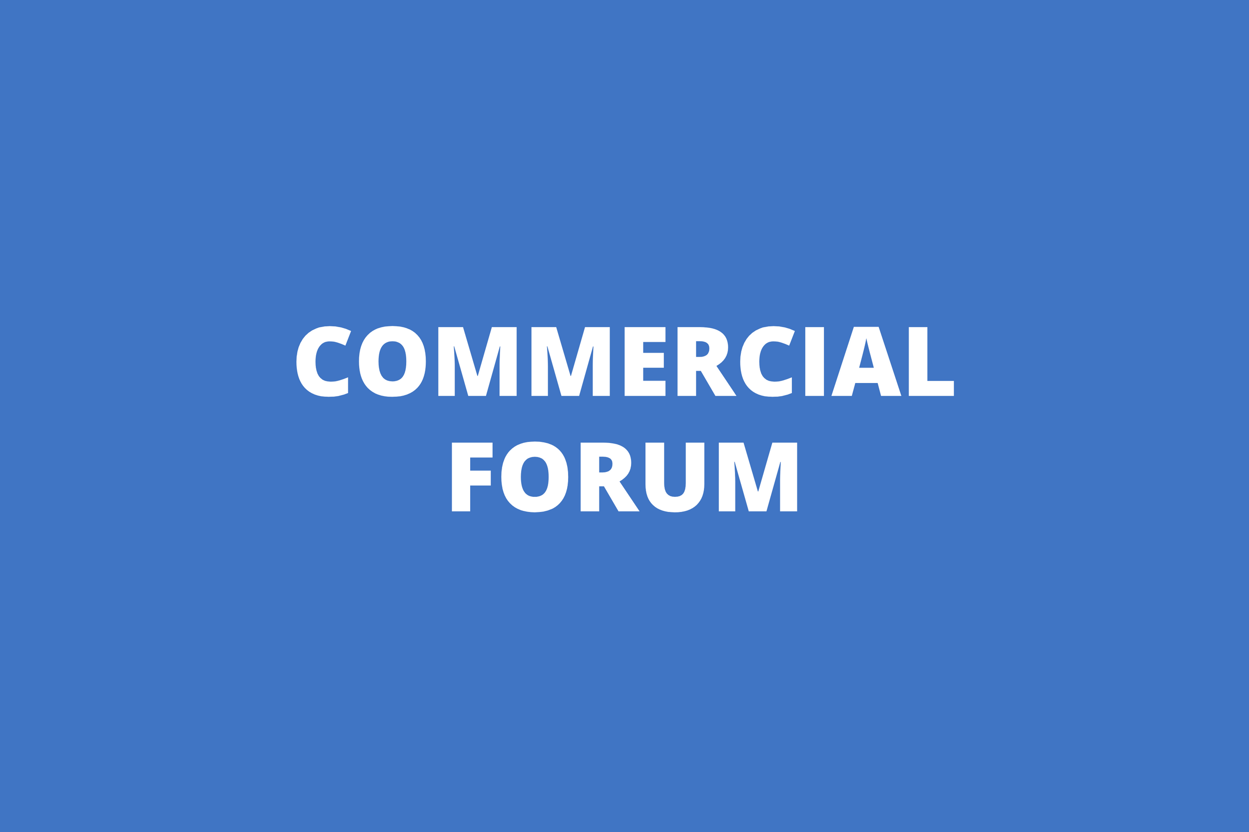 Commercial Forum | Association Website