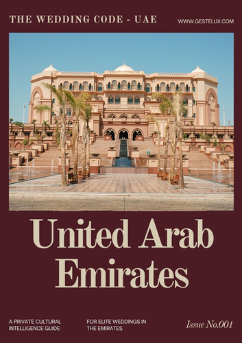 The Wedding Code – UAE: A Luxury Guide to Emirati Wedding Traditions ...