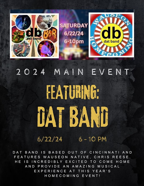 Saturday Event Schedule | Wauseon Homecoming