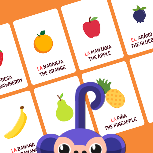 Fruit Memory Game | Lingo Plaza