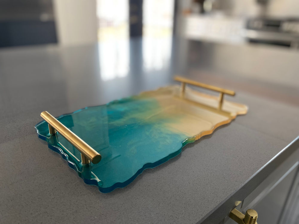 Ocean Epoxy Tray