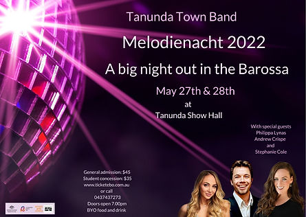 Home | Tanunda Town Band | Brass Musicians Tanunda South Australia
