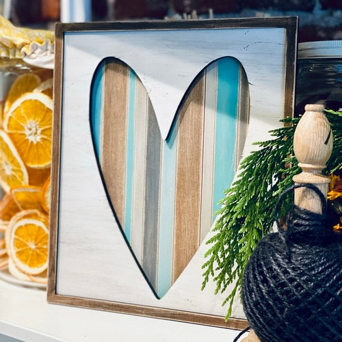 Shiplap Cutout Sign | Three & Me