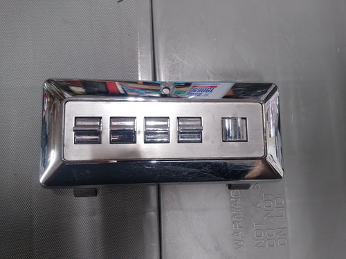 1983-86 Mustang Convertible Driver power window switch w/ chrome bezel ...