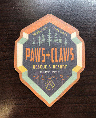 Northwoods Sticker | Paws and Claws
