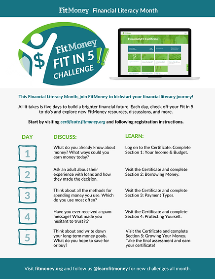 Fit in 5! Challenge | FitMoney