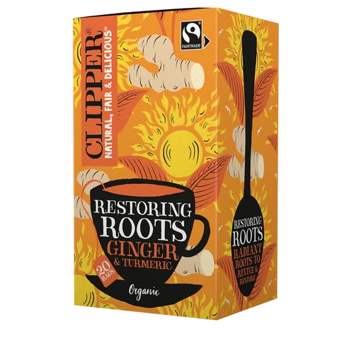 Clipper Tea - Ginger & Turmeric | FANTASTIC - NO PLAS