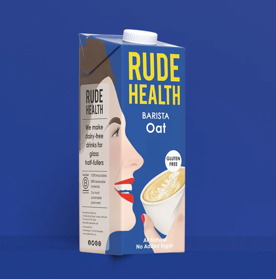 Rude Health - Oat Barista Drink - 1l | FANTASTIC - NO PLAS
