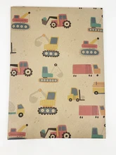 Wrapping Paper - Diggers & Tractors | FANTASTIC - NO PLAS