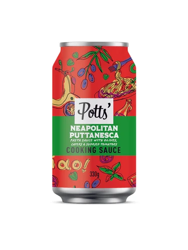 Potts' Neapolitan Puttanesca Cooking Sauce in a Can 330g | FANTASTIC ...