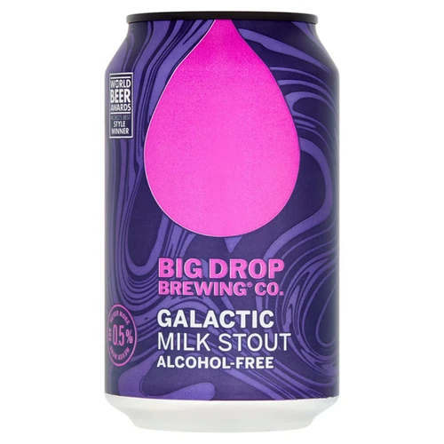 Big Drop - Galactic Milk Stout - Alcohol Free | FANTASTIC - NO PLAS