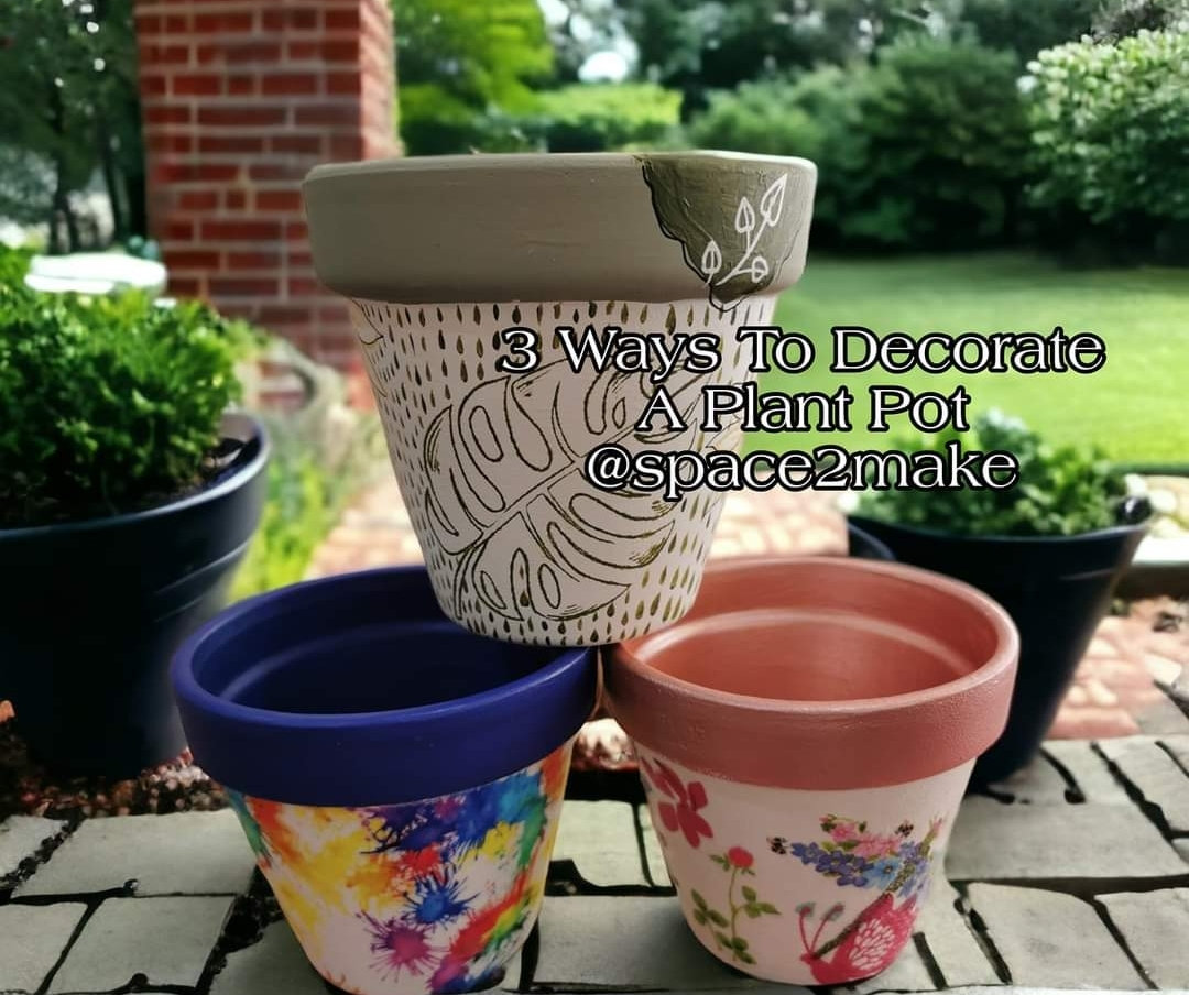 3 Ways To Decorate A Plant Pot | Space2Make