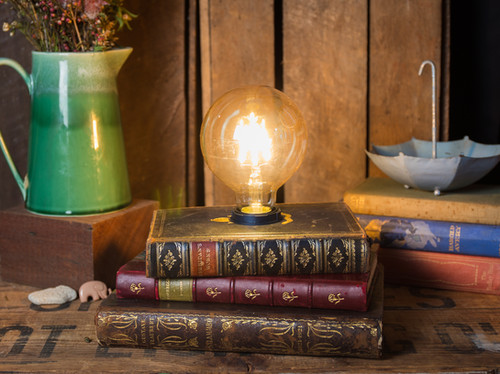 Antique Book Stack Lamp | Upswitch